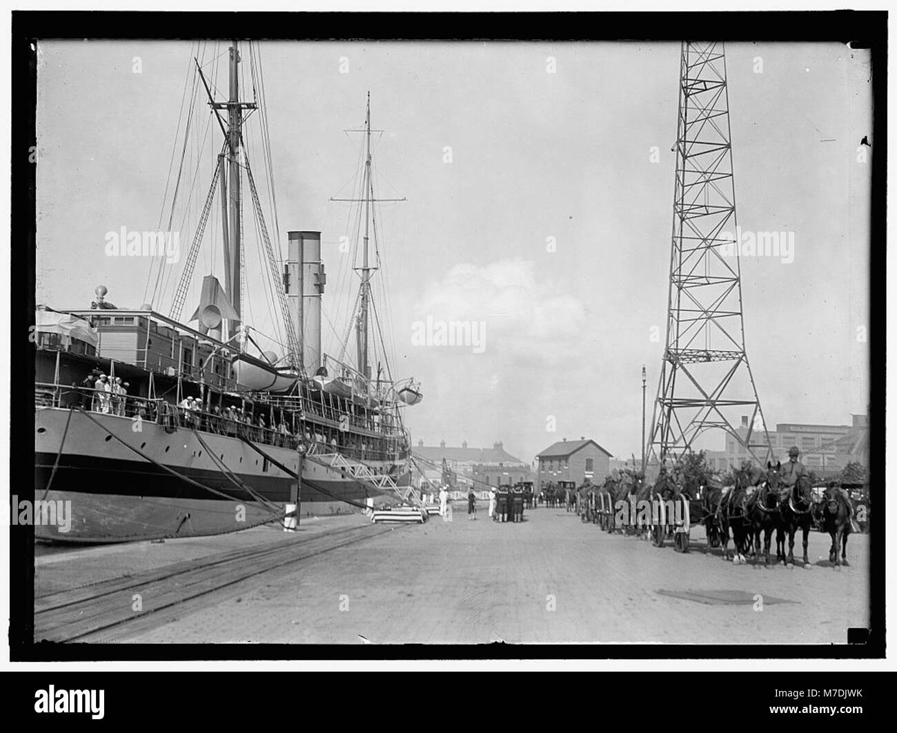 A photograph showing caskets of fallen soldiers being brought home by ...