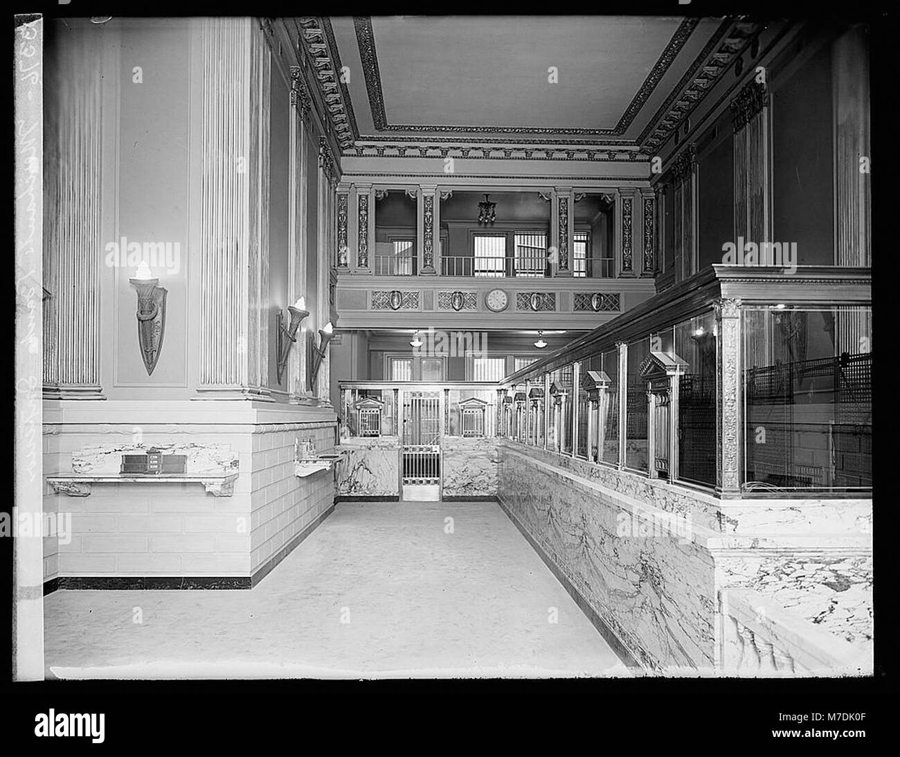 Old bank interior Black and White Stock Photos & Images - Alamy
