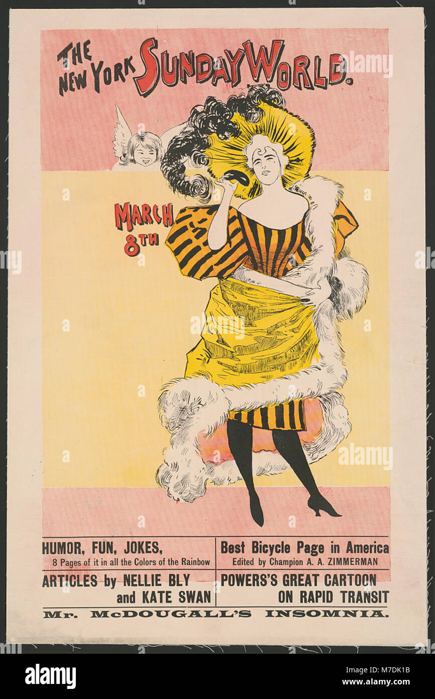 This image features the front page of The New York Sunday World from ...