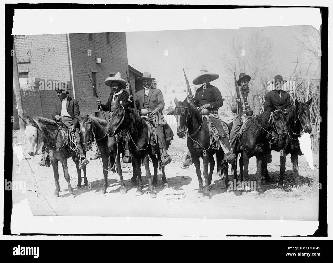 A photograph of the Mexican Cavalry, showcasing the military unit’s ...