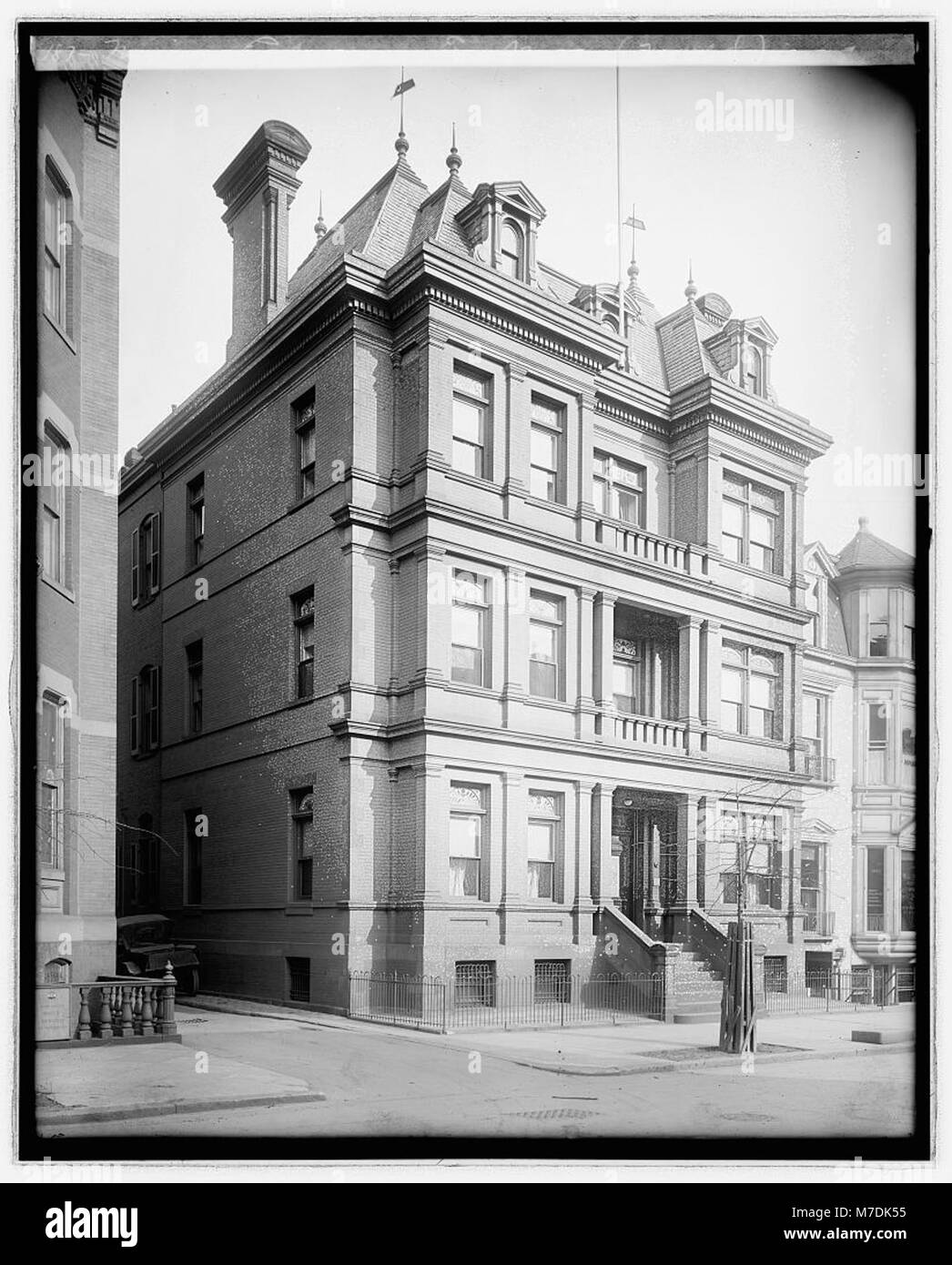 A photograph of the Mexican Embassy on Eye Street in Washington, D.C ...
