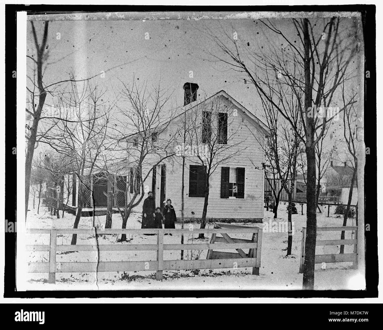 Photograph of a historic house in Michigan, showcasing the ...