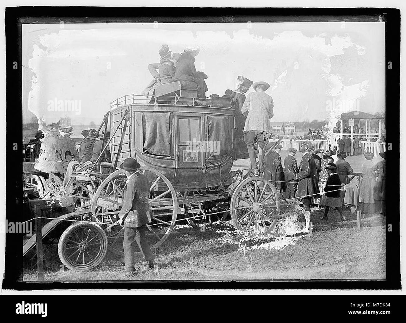 This photograph captures the horse races in Middleburg, Virginia ...