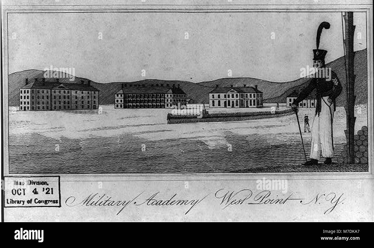 A photograph of the United States Military Academy at West Point, New ...