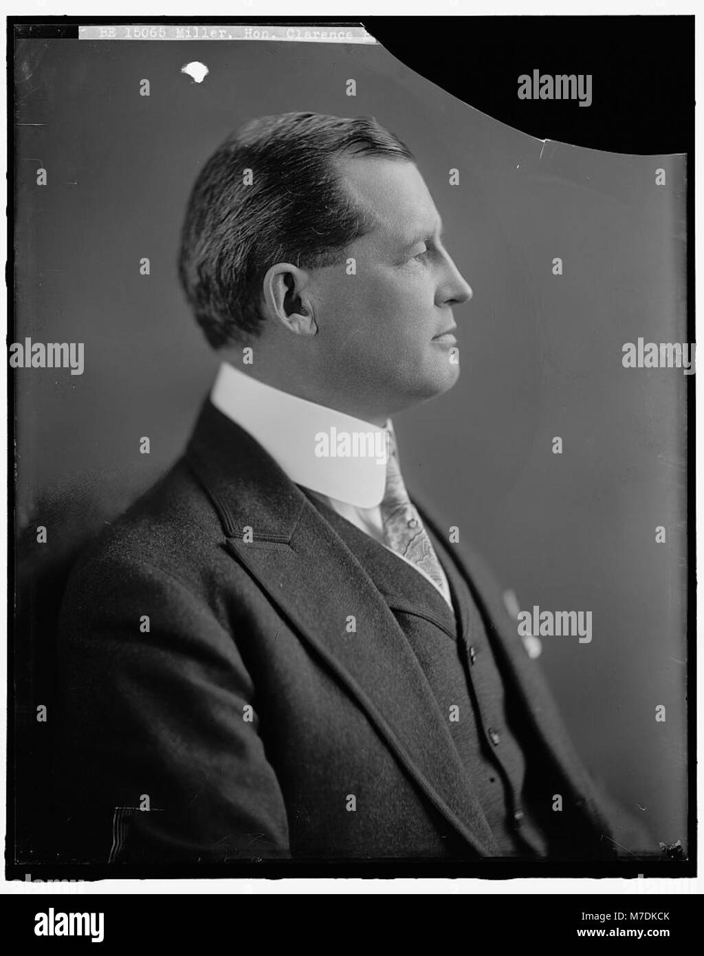 A portrait of Honorable Clarence B. Miller, an influential figure in ...