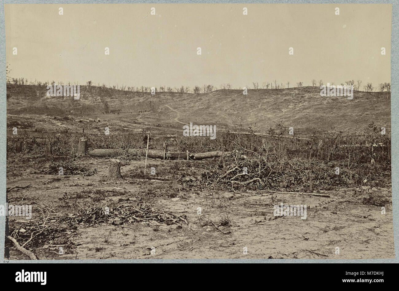 A historical image of Missionary Ridge, an important site during the ...