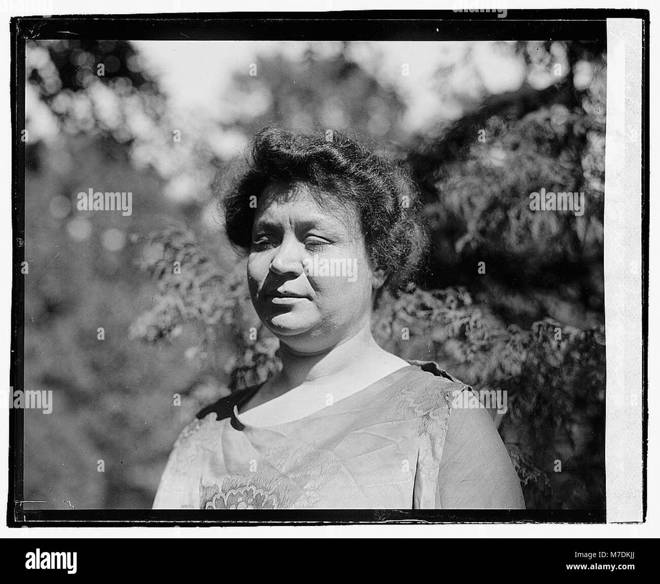 A portrait of Miss Agnes Wilson, an individual from a historical ...