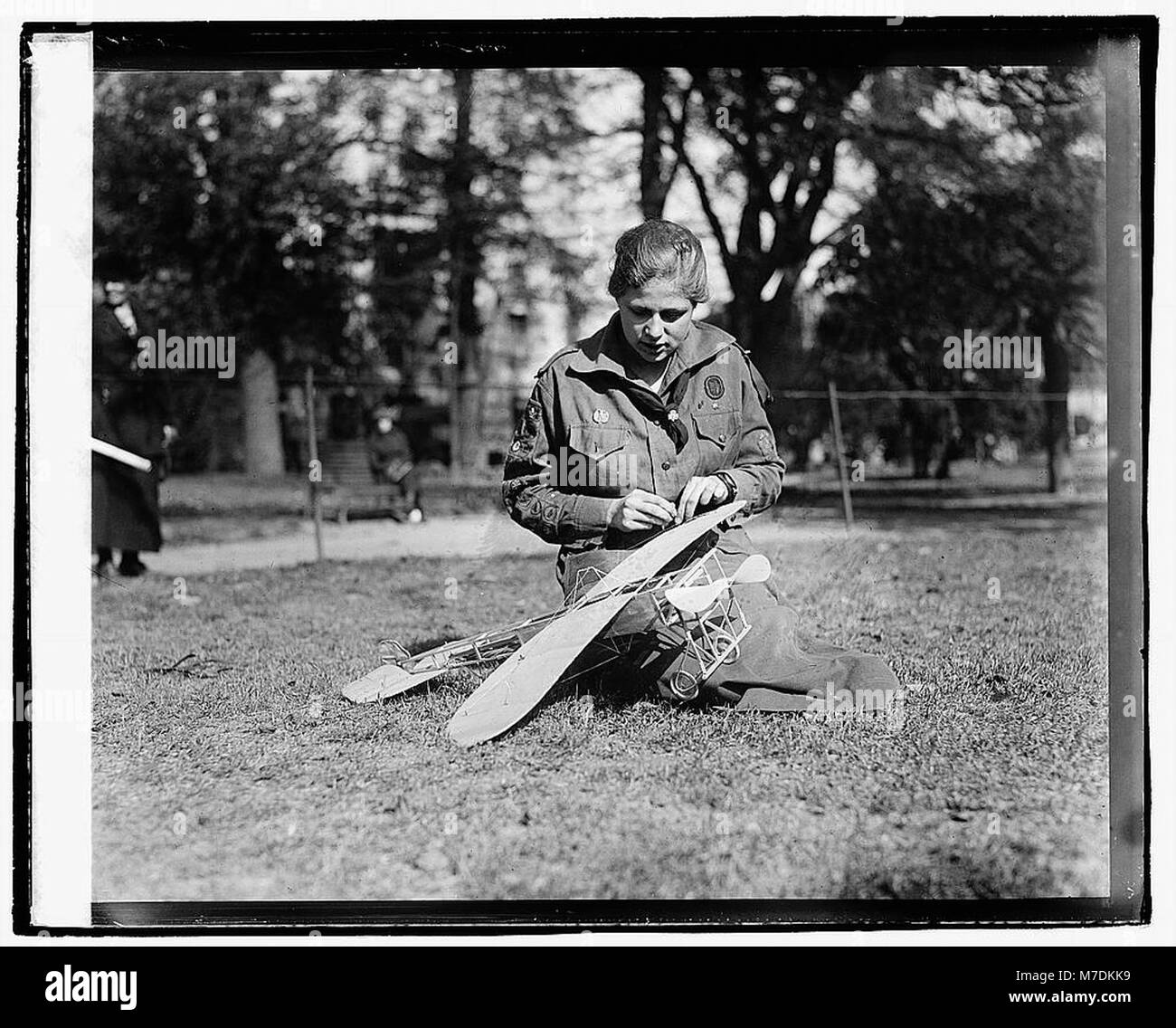 A portrait of Miss Ann Hoff, capturing her likeness in a formal ...