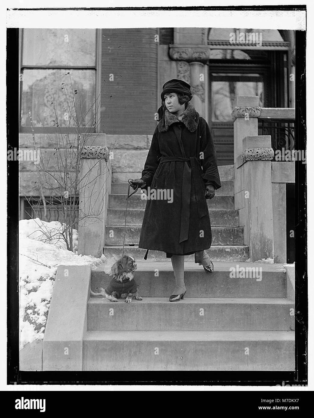 A portrait of Miss Mary Stitt, taken on February 8, 1922. The photo ...