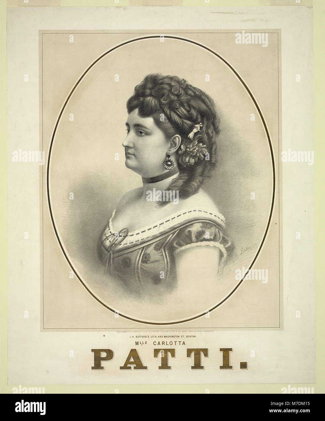 Mlle. Carlotta Patti, a famous opera singer of the late 19th century ...