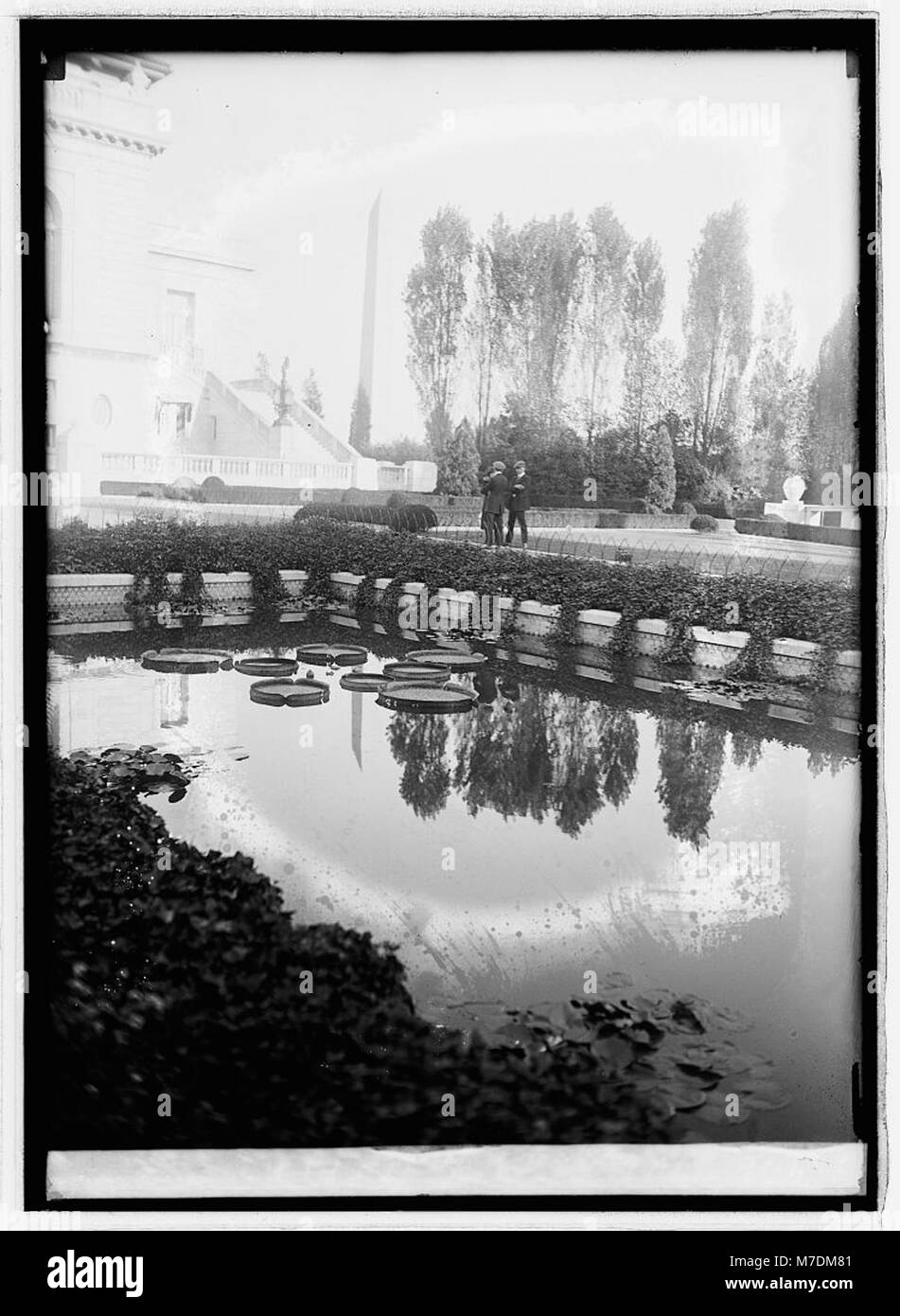 A photograph of a monument presented by the Daughters of the American ...