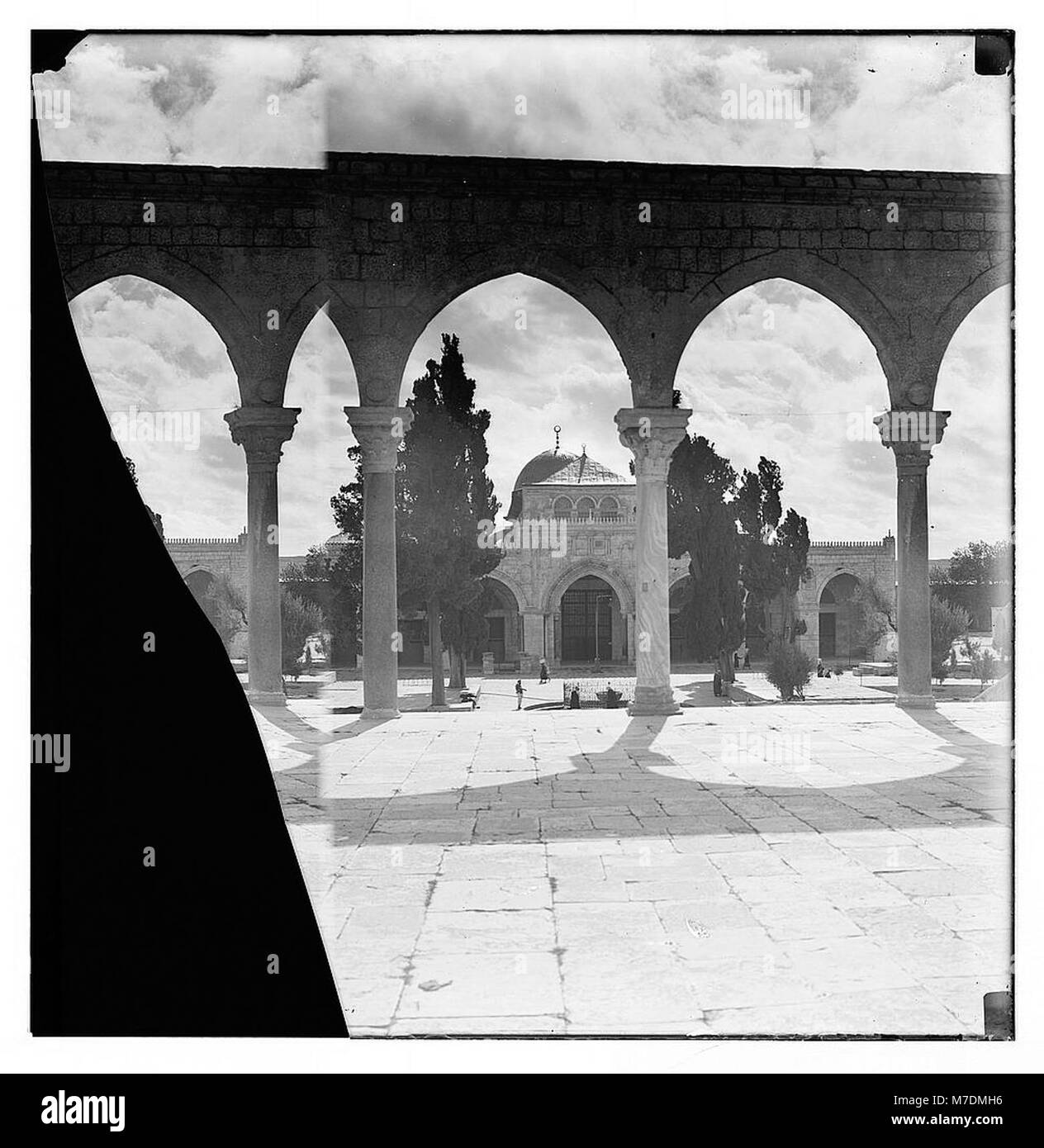 Mosque el-Aksa (i.e., al-Aqsa) LOC matpc.06009 Stock Photo - Alamy