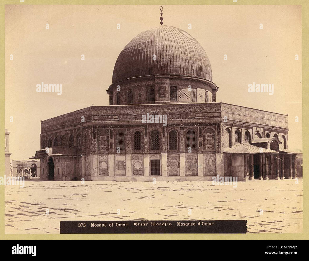 Mosque of Omar. Omar Moschee. Mosquée d'Omar - American Colony ...
