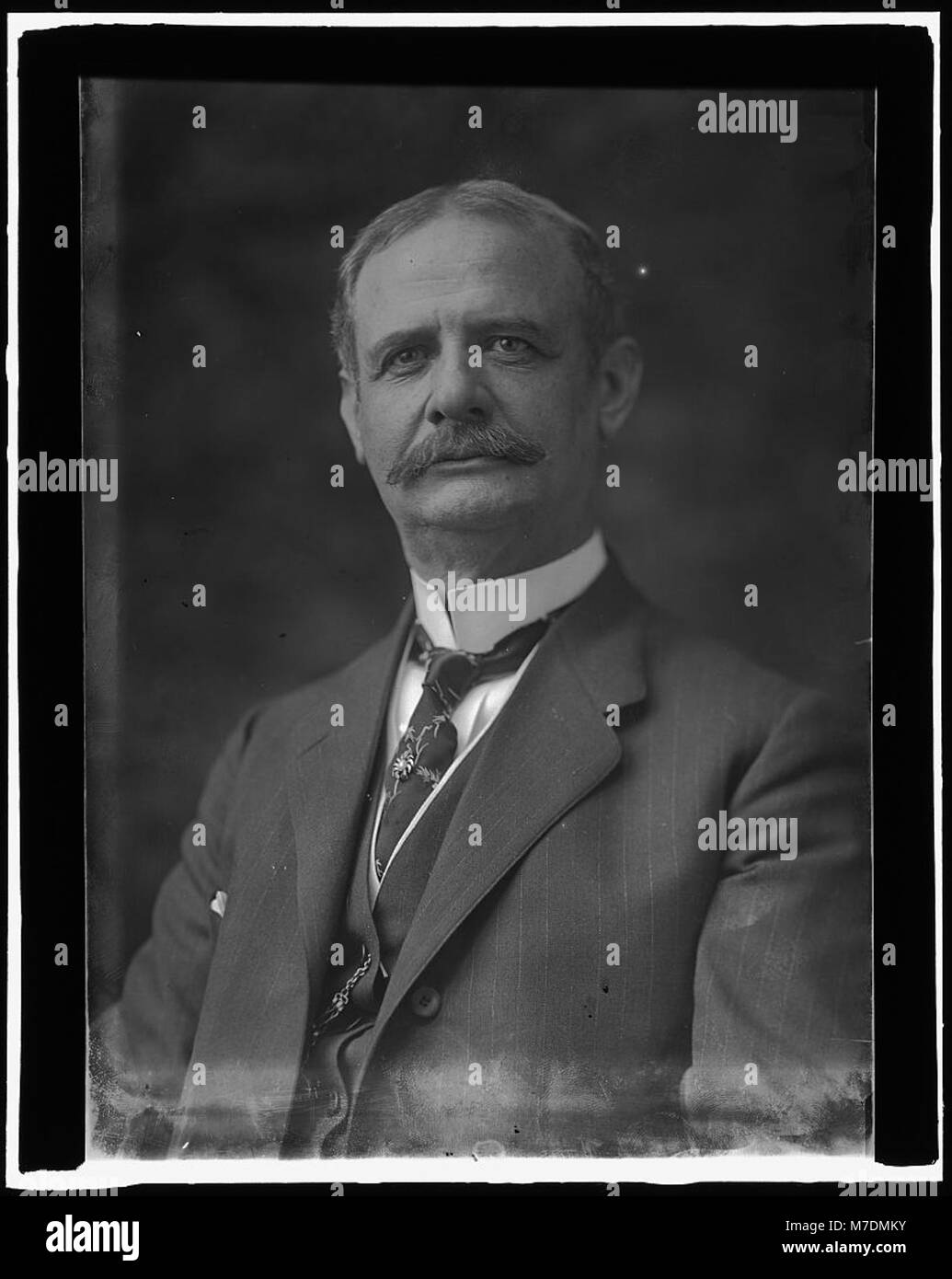 A portrait of Colonel Mott, capturing his military uniform and presence ...