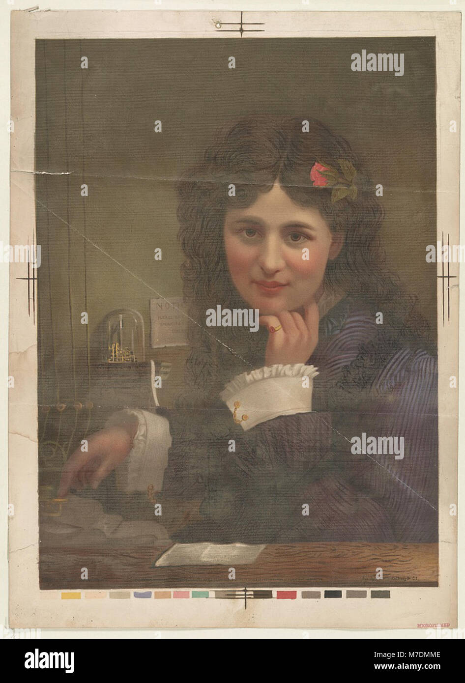 A historical advertisement or public notice instructing individuals not ...