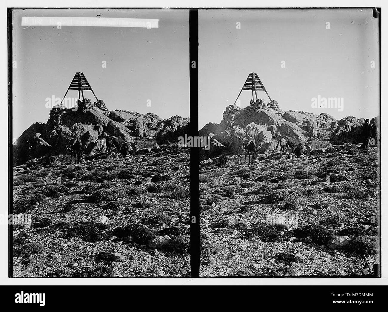 A view of Mount Hermon, believed to be the site of the Transfiguration ...