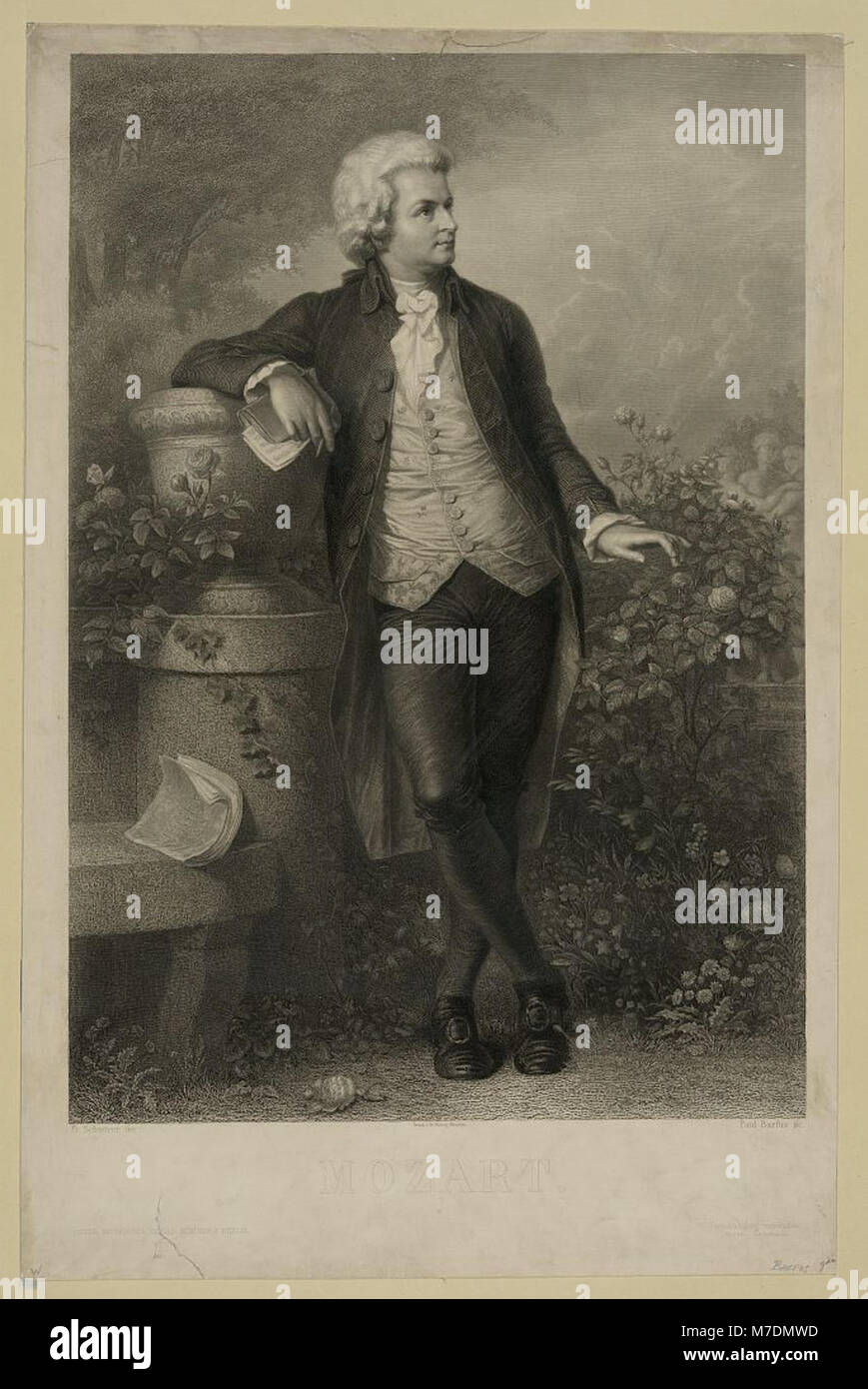 A portrait of Wolfgang Amadeus Mozart, the iconic composer of the ...