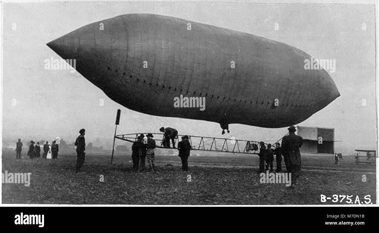 Lincoln Beachey, a pioneering aviator, is seen here flying in Thomas ...