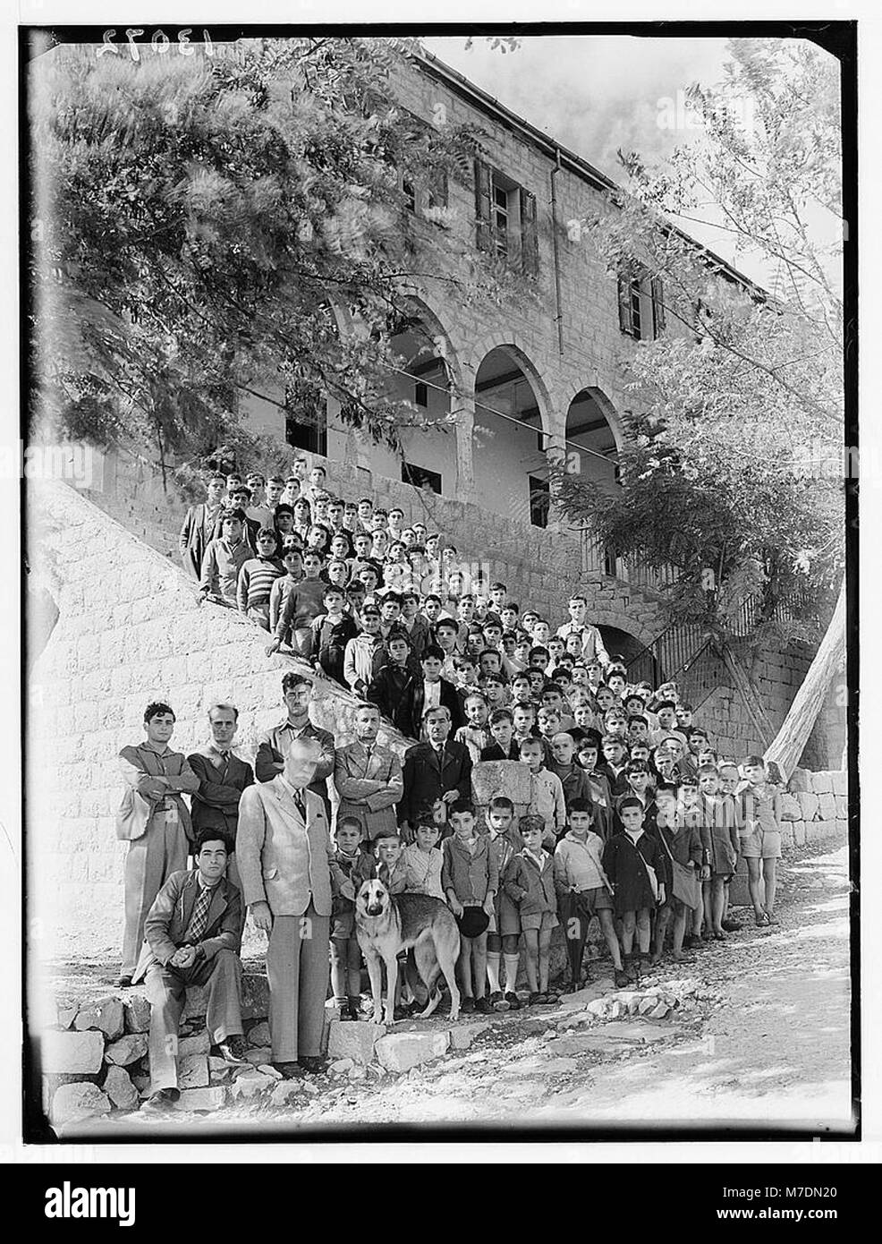 A group of students from Mr. Oliver's school in Ras-el-Matn, Lebanon ...