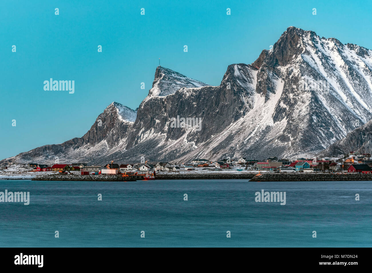 Flakstad, Ramberg, Lofoten, Norway, Europe Stock Photo - Alamy
