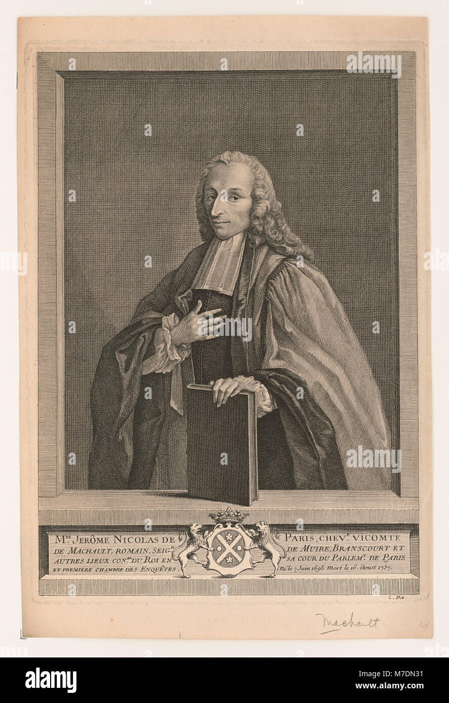 A portrait of Mrs. Jerome Nicolas de Paris, likely captured during the ...