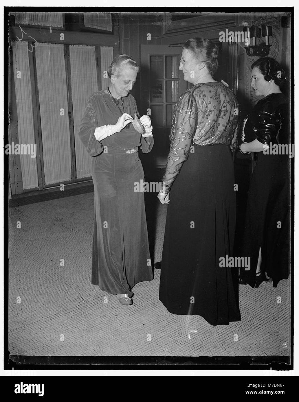 Photograph of Mrs. Blair Banister, Assistant to the Treasurer of the ...