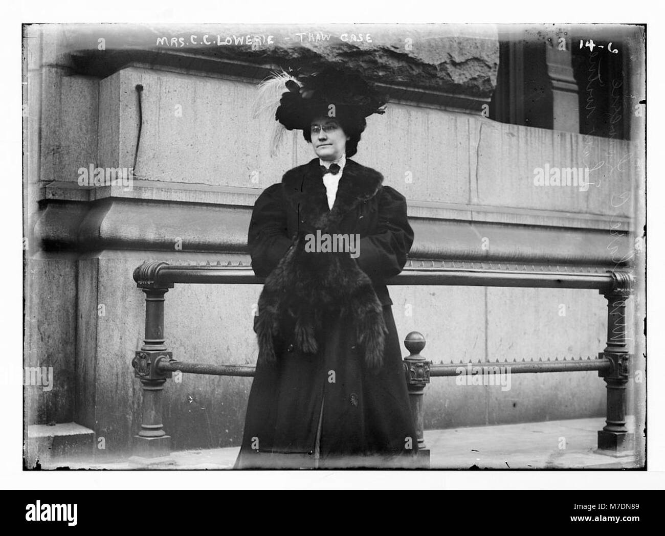 A photograph of Mrs. Clare C. Lowerie, a key witness in the infamous ...