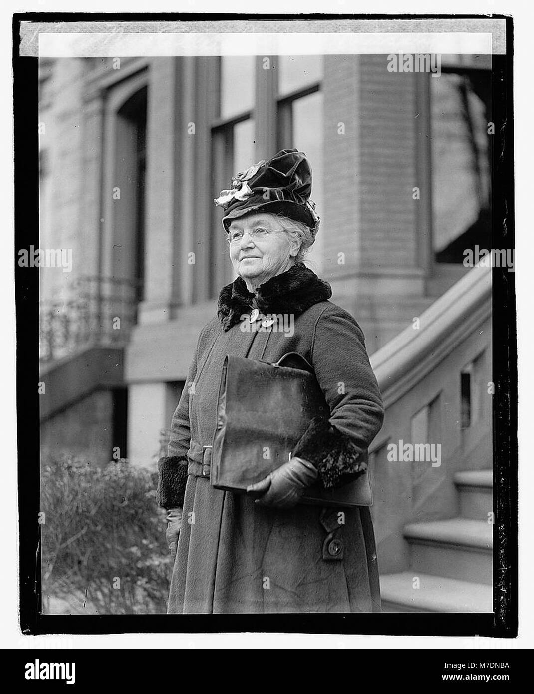 A portrait of Mrs. Ellen Spencer Mussey, an American lawyer and women's ...