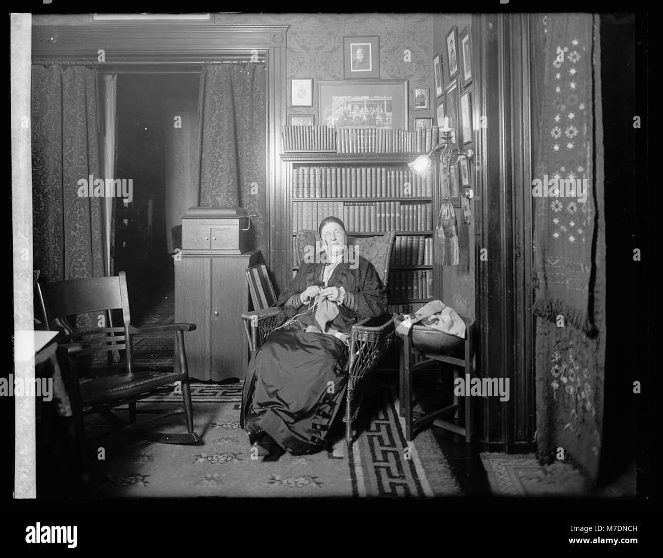 A portrait of Mrs. Frank G. Carpenter, capturing a moment of early 20th ...