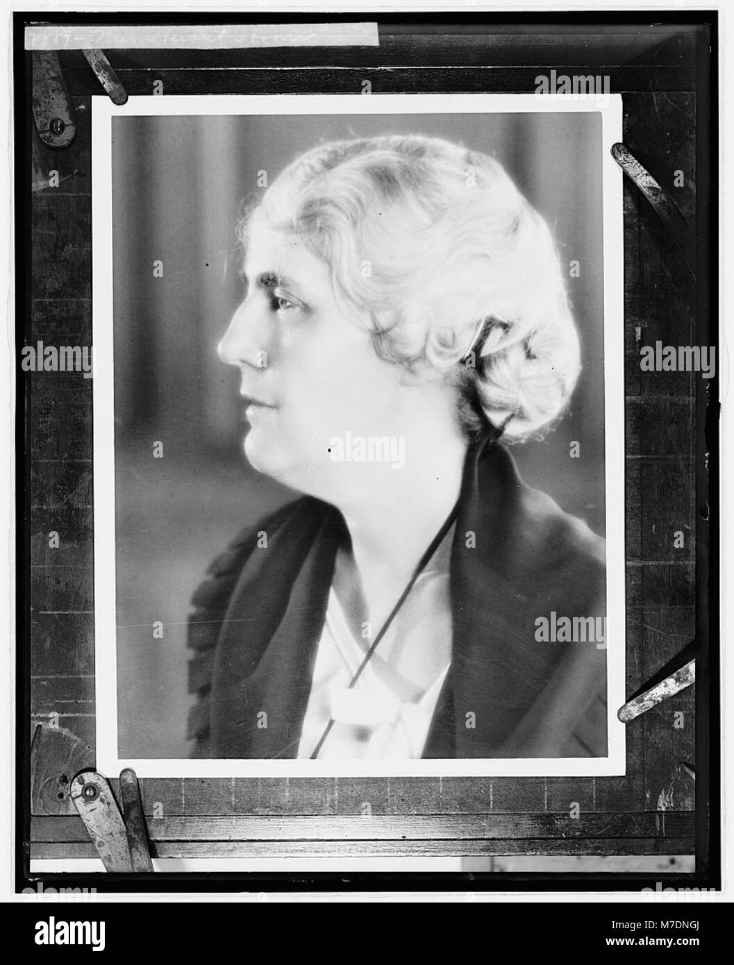 Mrs. Herbert Hoover, the First Lady of the United States during her ...