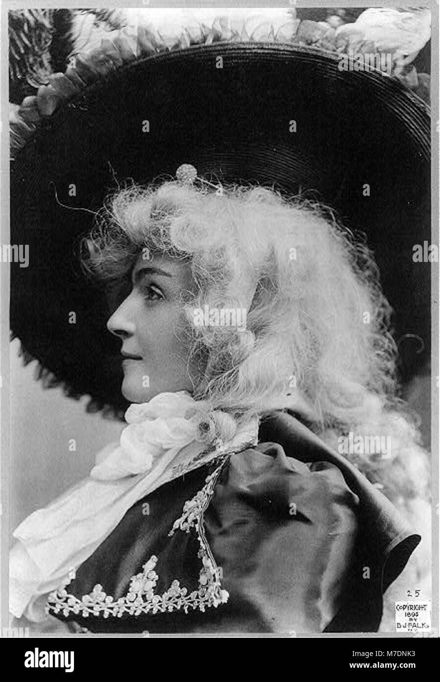 A portrait of Mrs. James Brown Potter (1859-1936), a prominent American ...