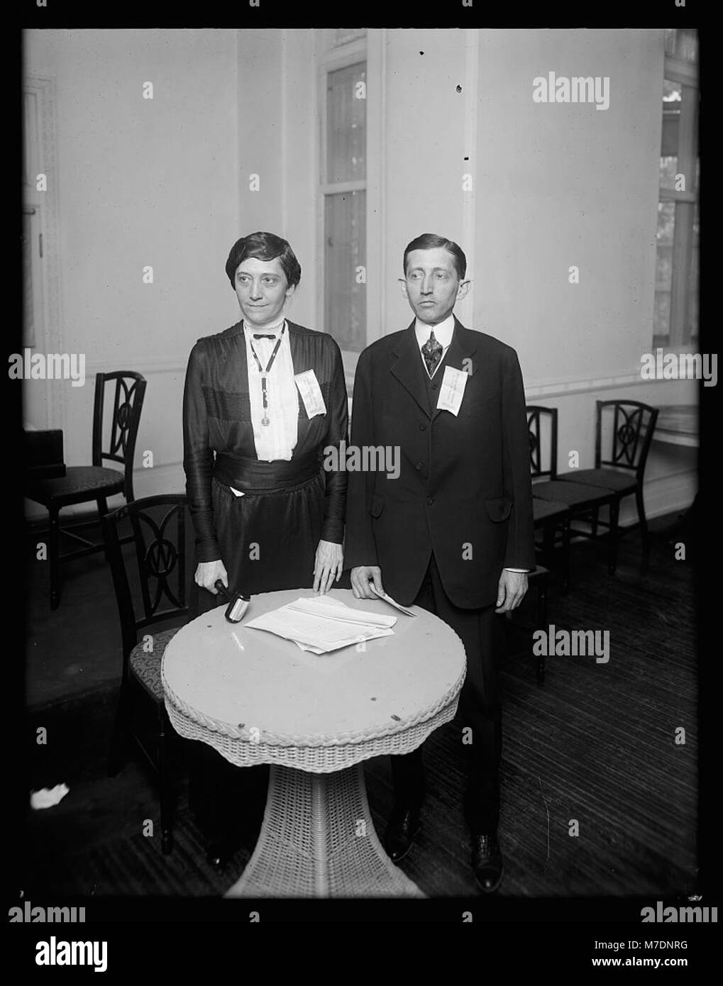 This photograph features Mrs. Medill McCormick, Chairwoman of the ...