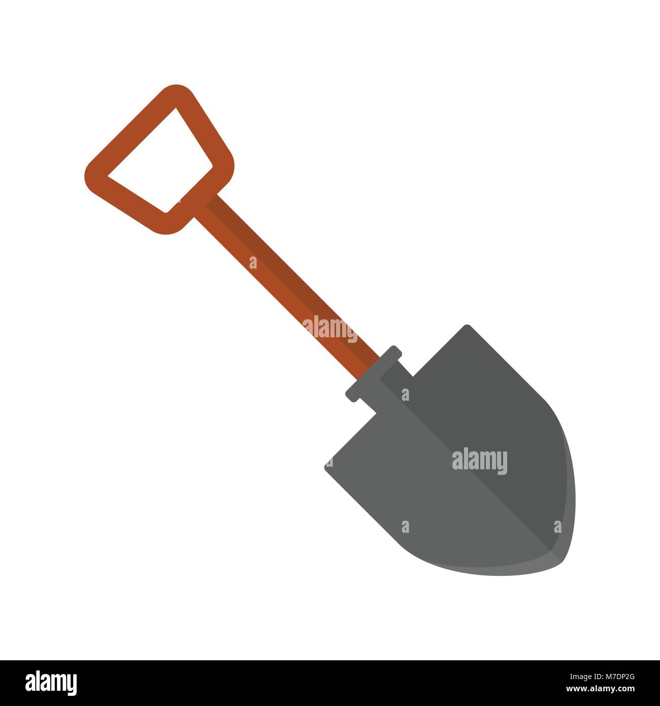 Banner with shovel Stock Vector Images - Alamy