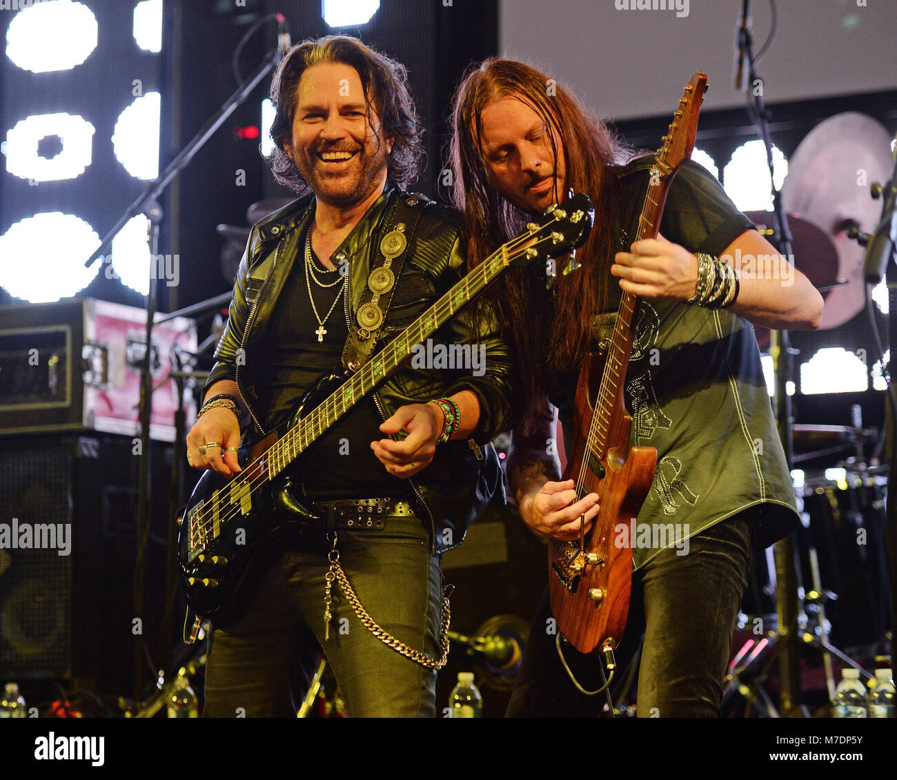 FORT LAUDERDALE FL - JULY 3: Kip Winger and Reb Beach of Winger perform ...