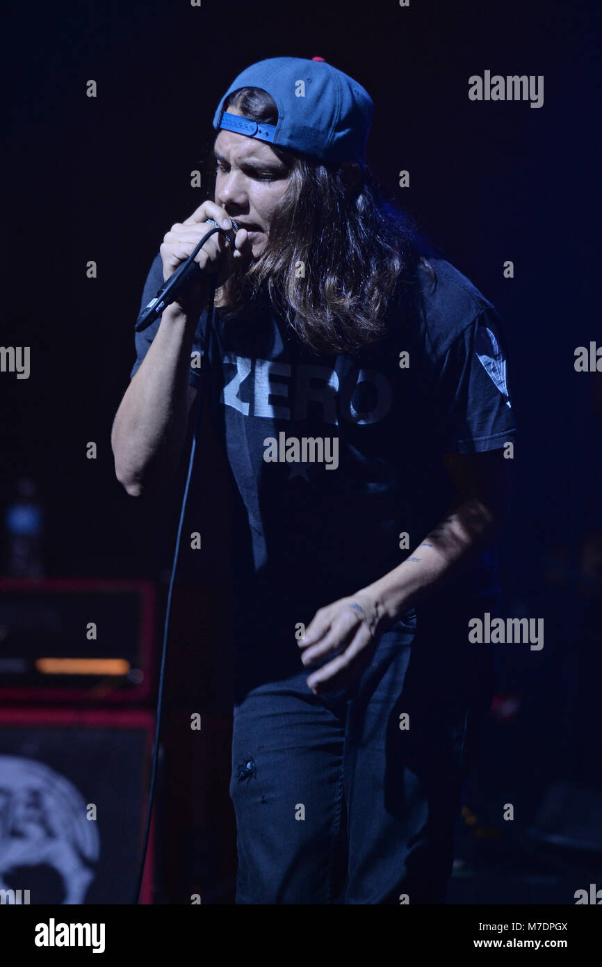 FORT LAUDERDALE FL - SEPTEMBER 22: Ronnie Winter of The Red Jumpsuit ...