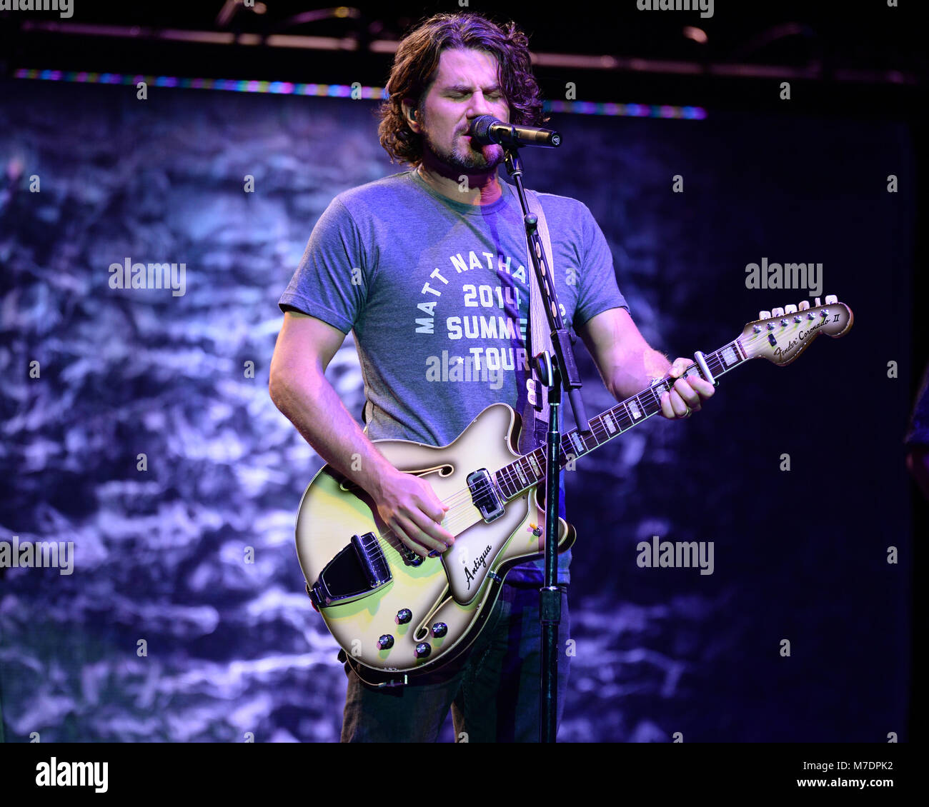 HOLLYWOOD FL - JULY 30: Matt Nathanson performs at Hard Rock Live held ...