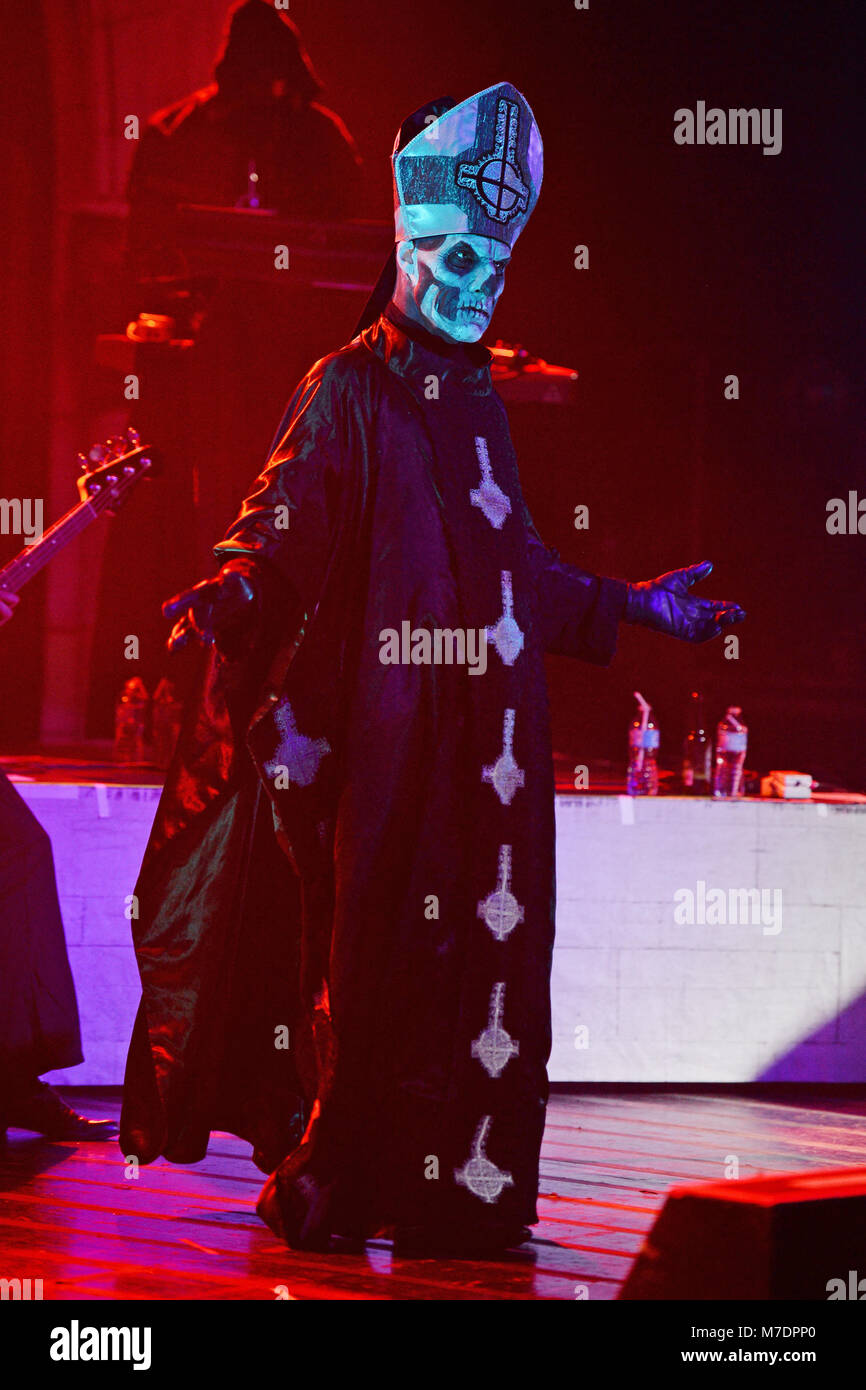 FORT LAUDERDALE, FL - MAY 07: Nameless Ghouls Papa Emeritus II of Ghost ...
