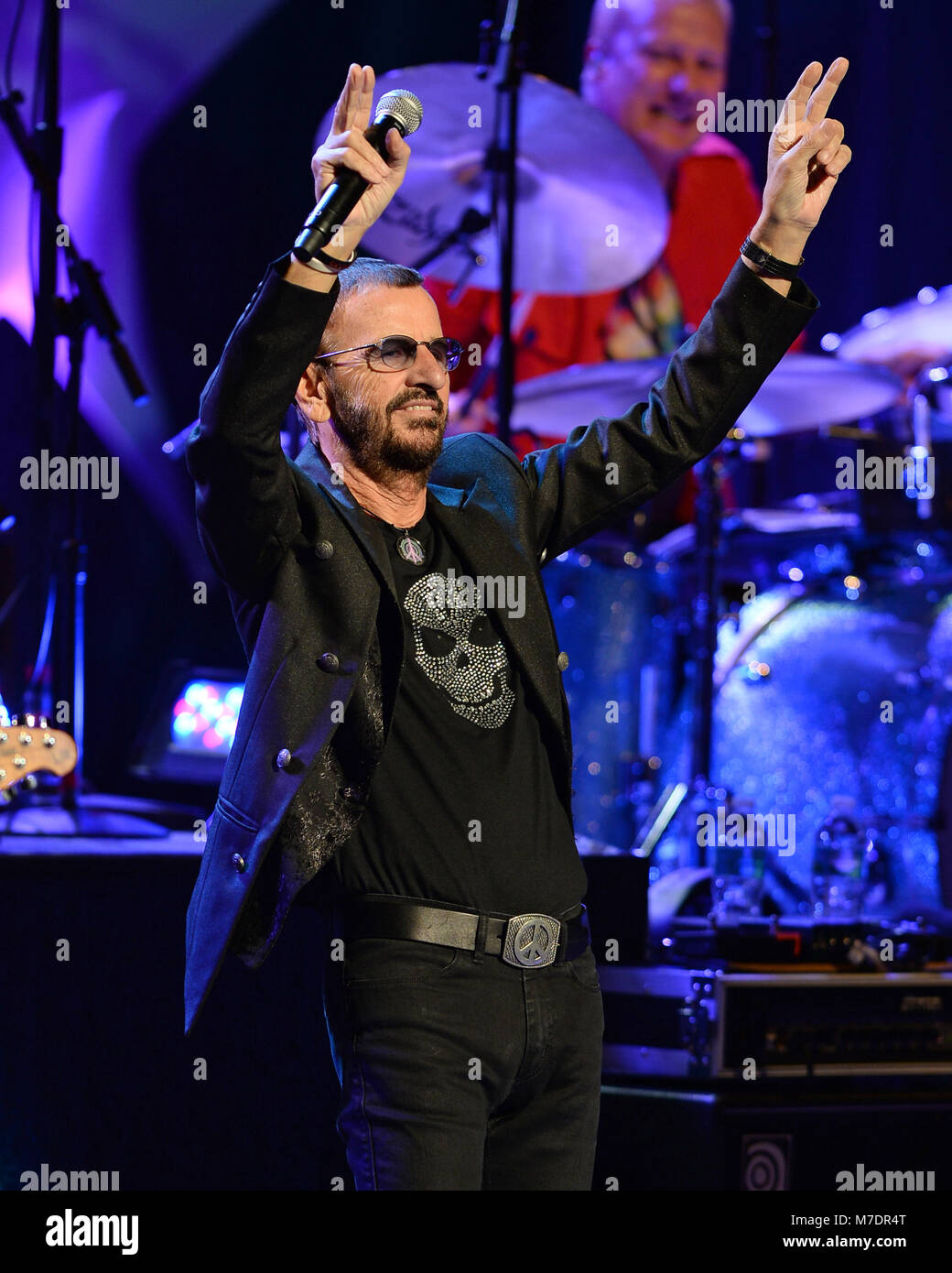 LAUDERDALE FL - OCTOBER 21: Ringo Starr performs at The Broward Center ...