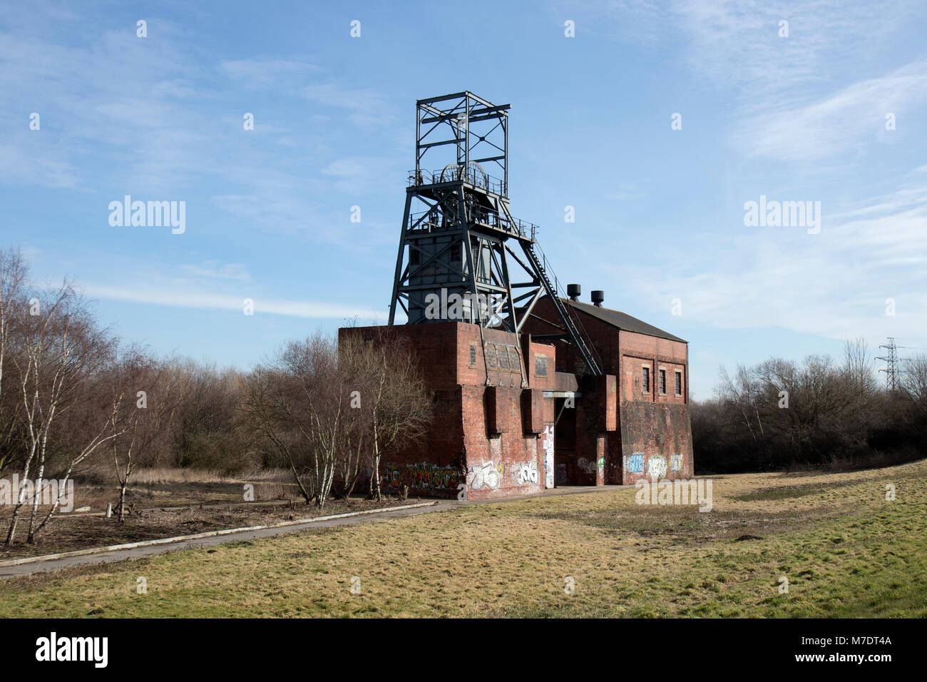 The preserved Barnsley Main Colliery at Barnsley, South Yorkshire Stock ...