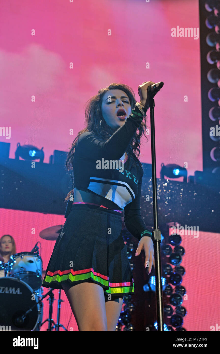 SUNRISE, FL - DECEMBER 21: Charli XCX attends Y100's Jingle Ball 2014 ...