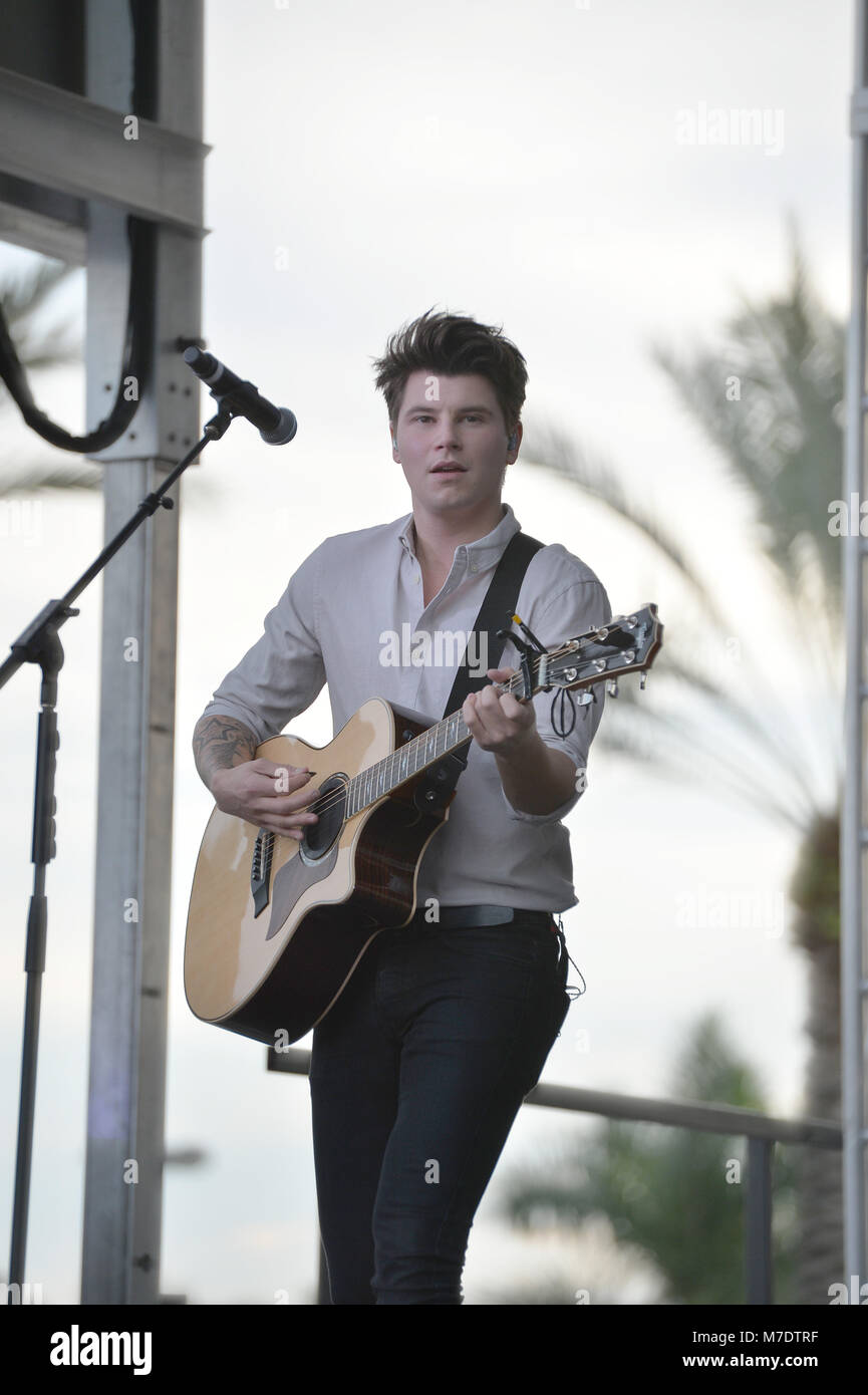 SUNRISE, FL - DECEMBER 21: Jake Roche and his bandmates Danny Wilkin ...