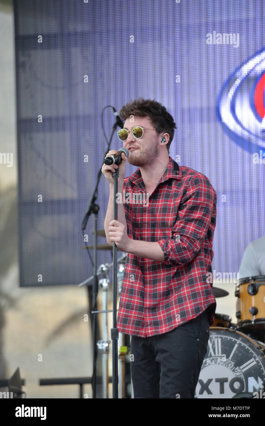 SUNRISE, FL - DECEMBER 21: Jake Roche and his bandmates Danny Wilkin ...
