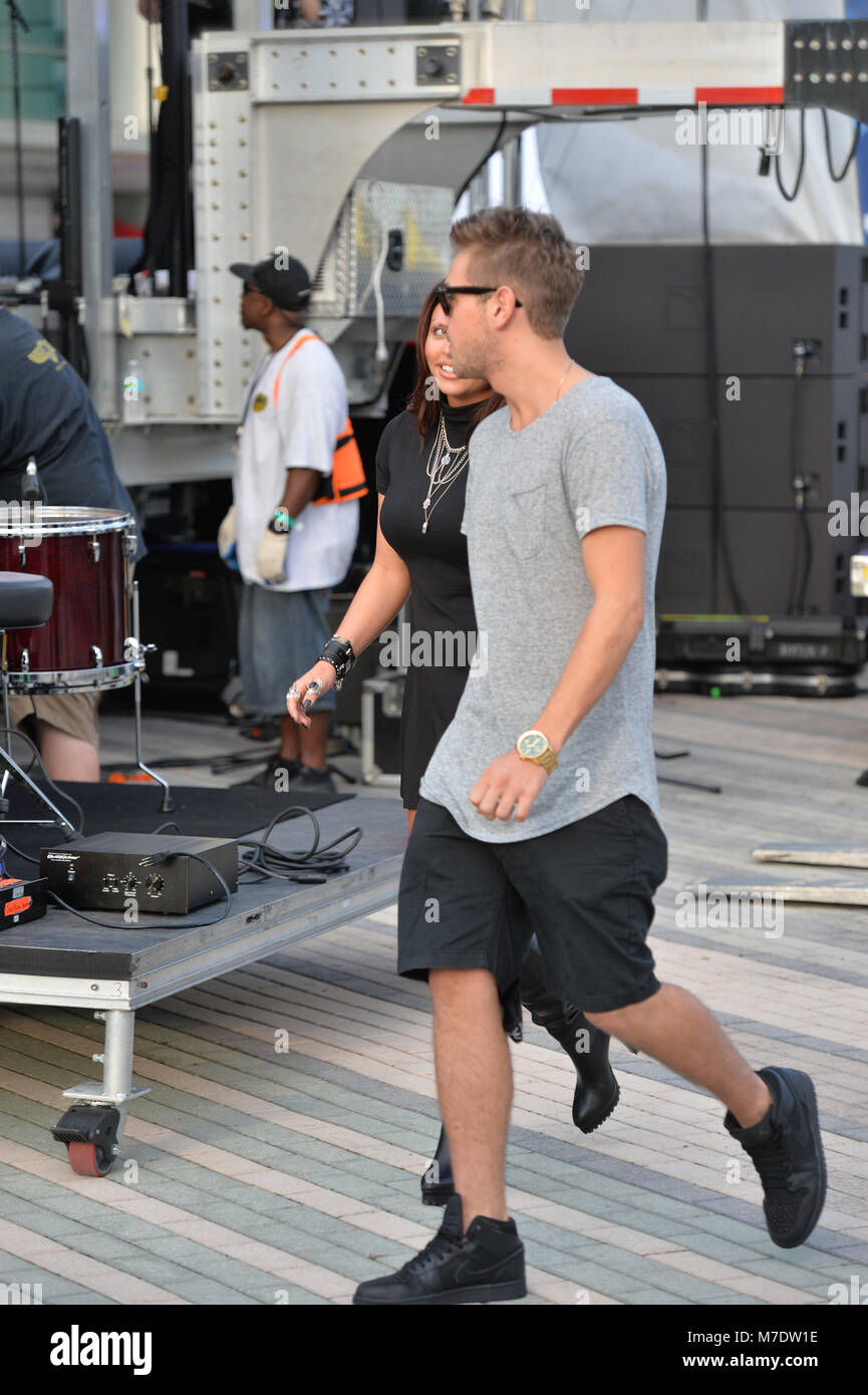 SUNRISE, FL - DECEMBER 21: Rixton lead singer Jake Roche's girlfriend ...