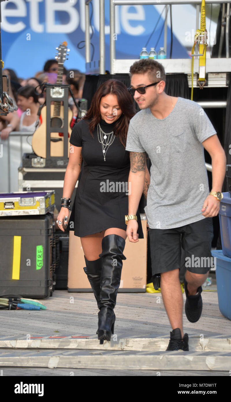 SUNRISE, FL - DECEMBER 21: Rixton lead singer Jake Roche's girlfriend ...