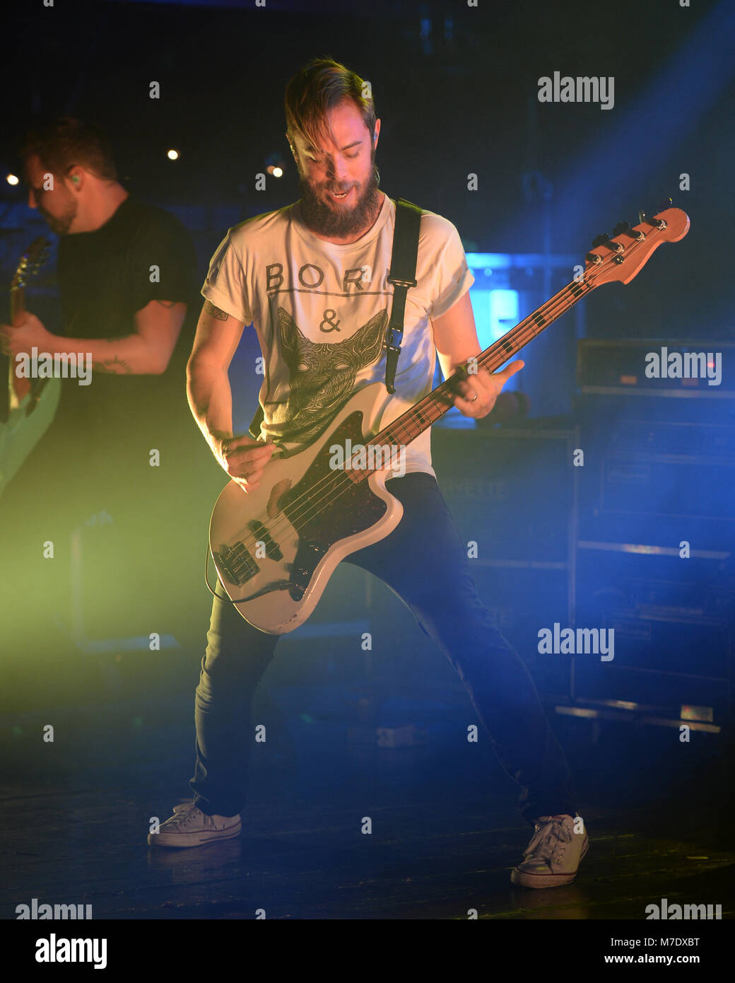 FORT LAUDERDALE, FL - NOVEMBER 24: Deon Rexroat of Anberlin performs at ...