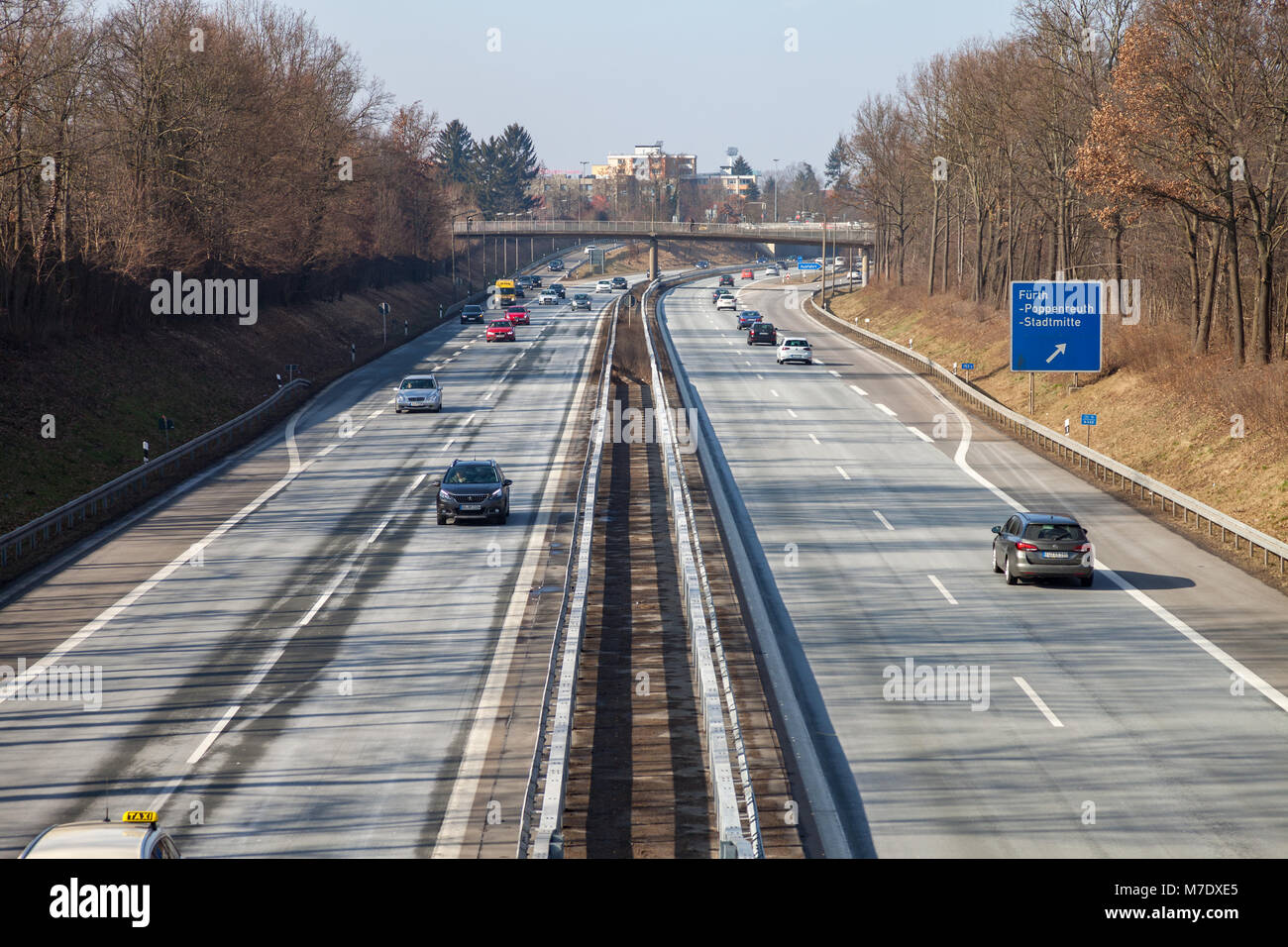 Highway car toll sign germany hi-res stock photography and images - Alamy