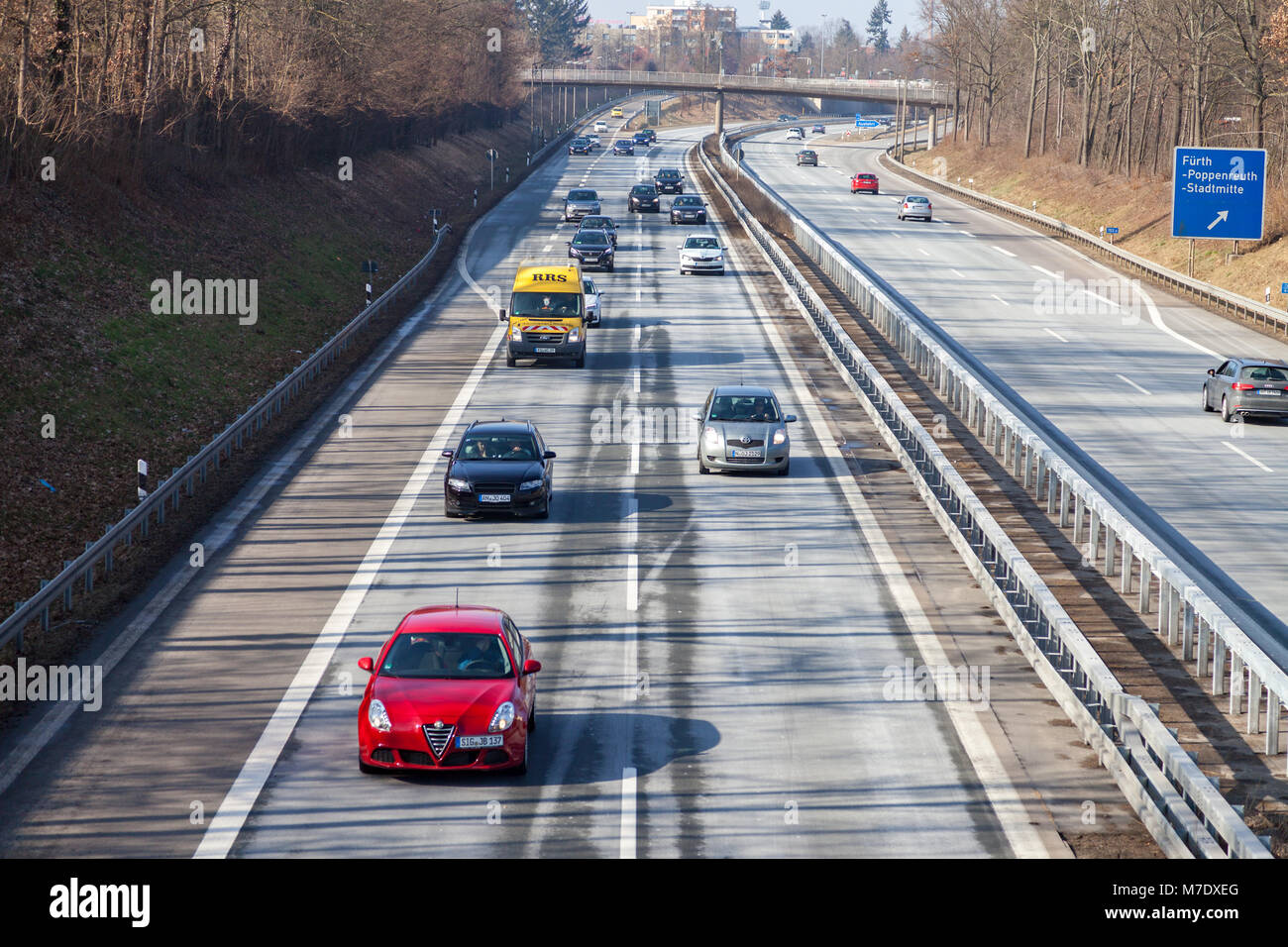 Highway car toll sign germany hi-res stock photography and images - Alamy