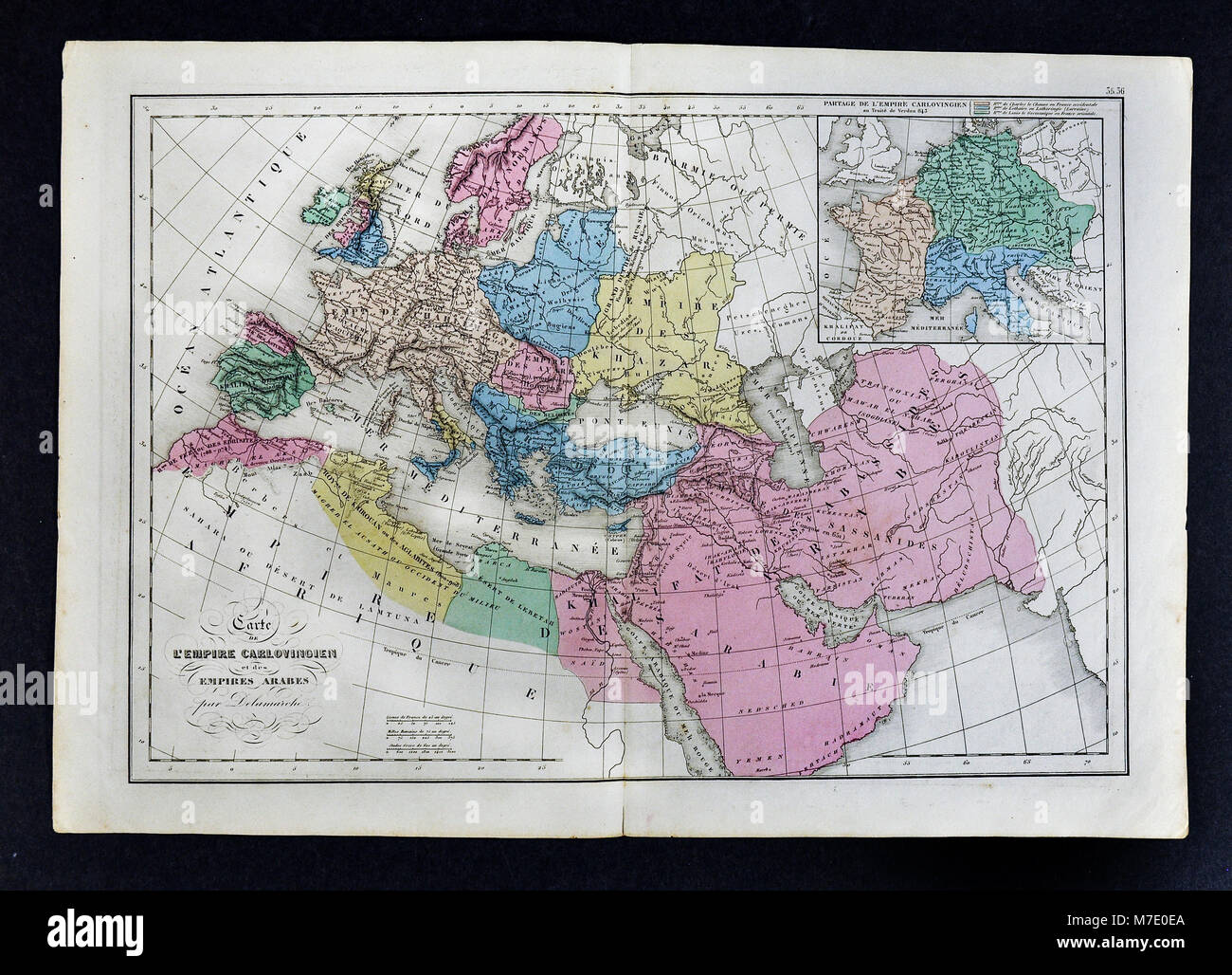 Carolingian empire map hi-res stock photography and images - Alamy