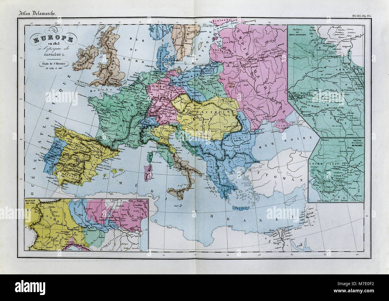 Historical map europe hi-res stock photography and images - Alamy