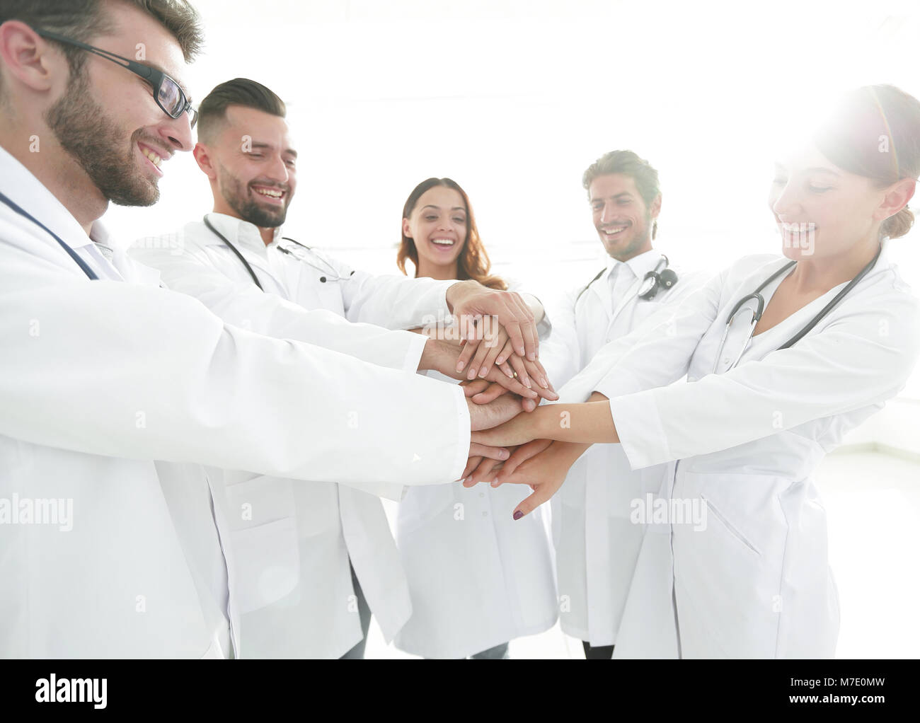 Group portrait medical staff studio hi-res stock photography and images ...